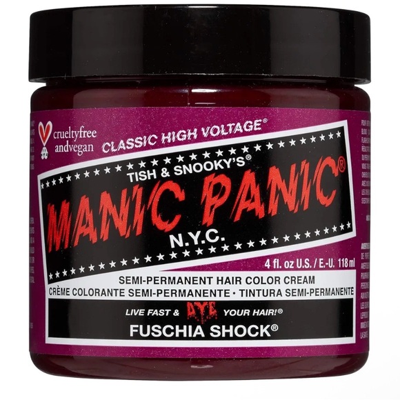 Hair | Manic Panic Fuschia Shock Hair Color Cream Dye | Poshmark